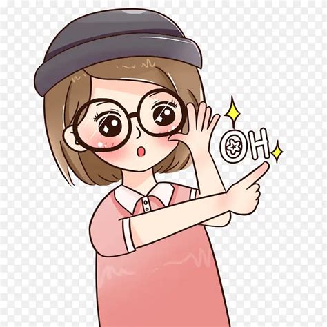 Oh卡通红衣服小女孩png图片素材下载图片编号8811701 Png素材网