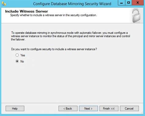 Mssql Database Mirroring Configuration Infrapcs