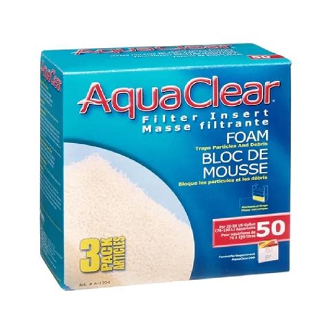 Aquaclear 50 Foam Filter Insert 3pk Finatics Aquarium