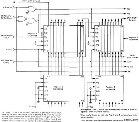 Shift Right Shift Left Register With Parallel Inputs Electrical Equipment Circuit Circuit