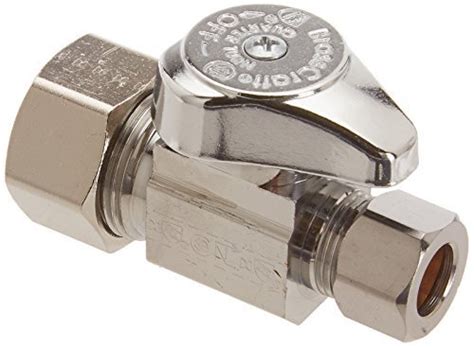 Brasscraft G2cr14x C 12 Nom By 38 Od Straight Stop Lead Free Chrome