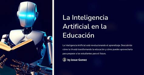 La Inteligencia Artificial En La Educación