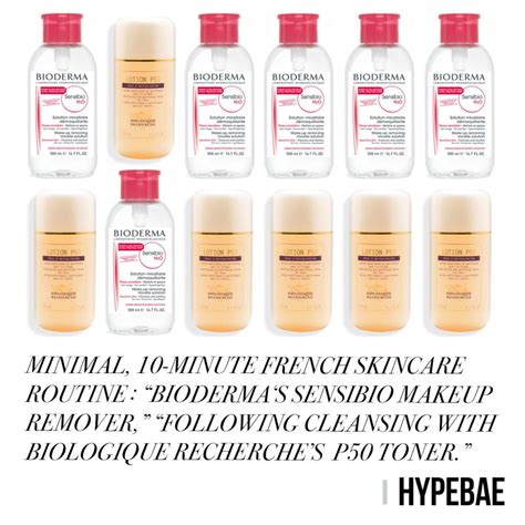 Hypebae Minimal 10 Minute French Skincare Routine Biodermas