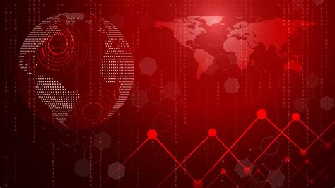 Computer Technology Background Red