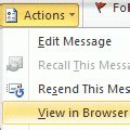 Tip 967 How To View Email In A Browser Outlook Tips