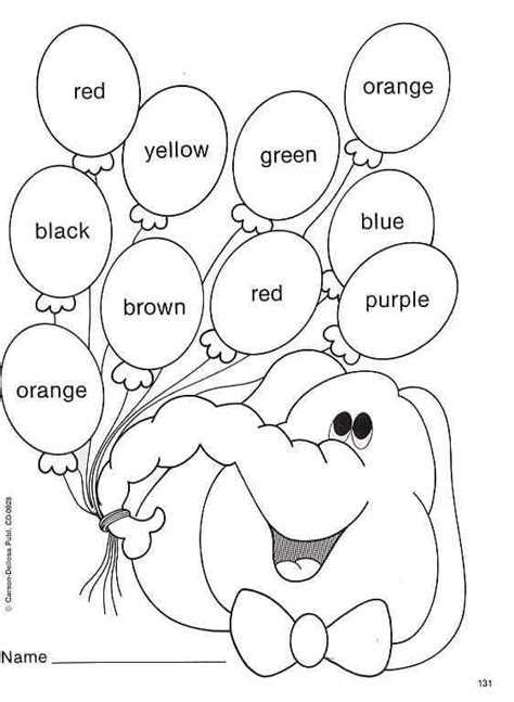 ใบงานระบายสี Color เด็กฯคงชอบนะจ๊ะ สื่อทำมือ บ้านครูษา