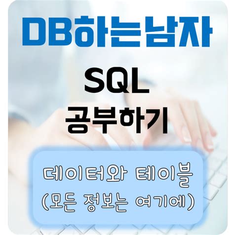 sql공부 나만의 데이터를 테이블로 정리하기 네이버 블로그