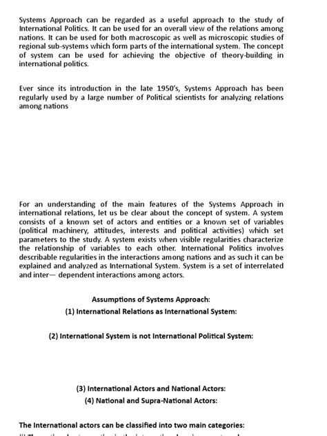 Systems Approach Pdf