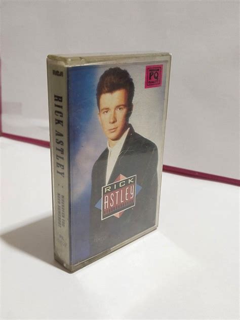 Rick Astley 1st Album Whenever You Need Somebody Audio Cassette