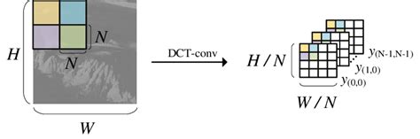 The Process Of Dct Conv Converting Image Into Frequency Domain