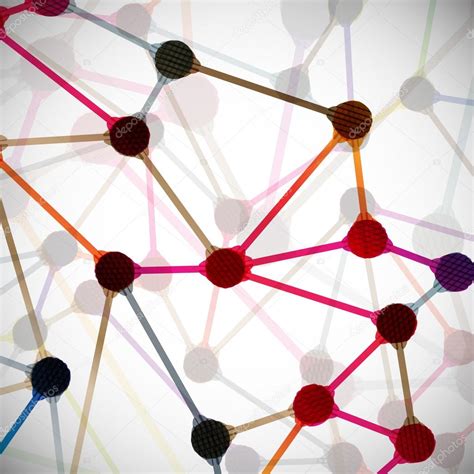 Molecular Structure Abstract Background Stock Vector By ©palau83 37466813