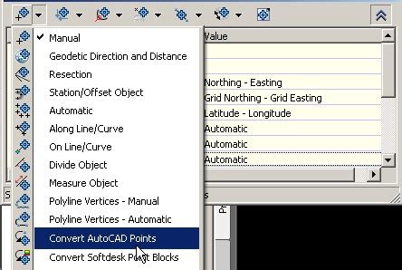 Convert Point Block References To Civil Points