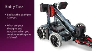 Vex V5 Clawbot Robotics Robot Construction Building Lesson Fun Technology