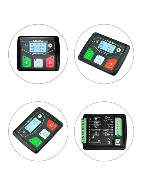 Populace Genset Control Ats Remote Generator Controller Panel Module Lcd Controladores