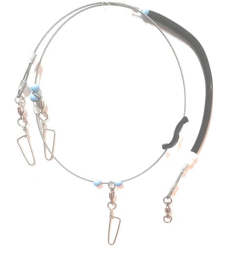 Amazon Com BIG FISH CABLE LEADER HOOKS MOVABLE FOR LG BAIT SHARK GROUPER ECT Sports