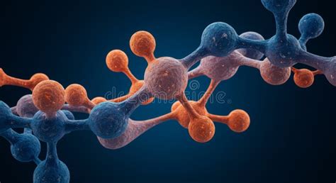 Interconnected Molecular Structures Abstract Depicting Interconnectedness Science Technology