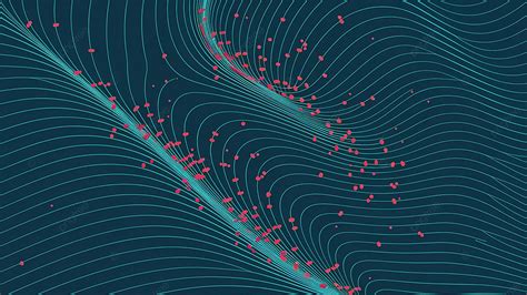 물결선과 흩어진 빨간색 점이 있는 미니멀한 추상 디자인 추상적인 디자인 물결선 빨간 점들 배경 일러스트 및 사진 무료 다운로드 Pngtree
