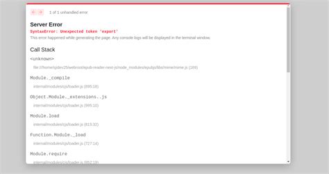 How To Integrate React Epub Reader With Next Js · Issue 20569 · Vercel