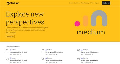 Github Mustafatoprakk Bootstrap Medium Clone