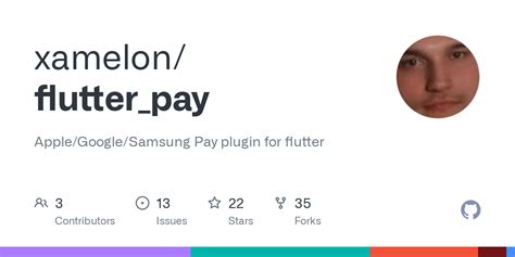 Github Xamelon Flutter Pay Apple Google Samsung Pay Plugin For Flutter