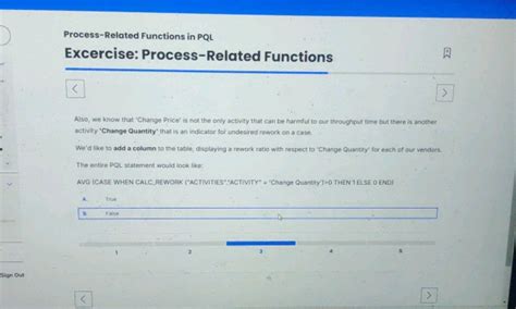 Process Related Functions In Pql Exercise Process Related Functions