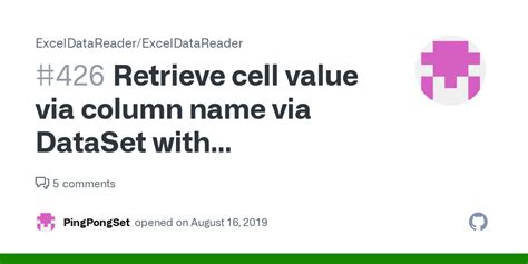 Retrieve Cell Value Via Column Name Via Dataset With Exceldatareader