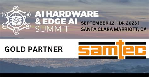 Samtec Exhibits At Ai Hardware And Edge Ai Summit Eumw 2023 The Samtec