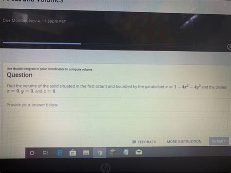 solved use double integrals in polar coordinates to compute