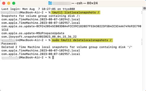 Error Time Machine Could Not Create A Local Snapshot Fix