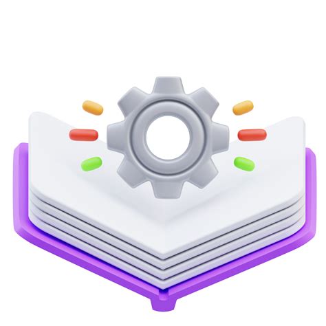 D Render Illustration Of Project Management Guide Icon PNG