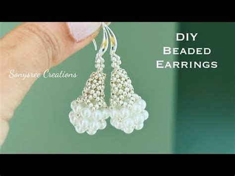 Teardrop Earrings Beaded Bead Earrings How To Make Beaded