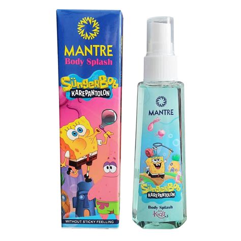 قیمت و خرید بادی اسپلش کودک مانتره مدل باب اسفنجی حجم 80 میلی لیتر