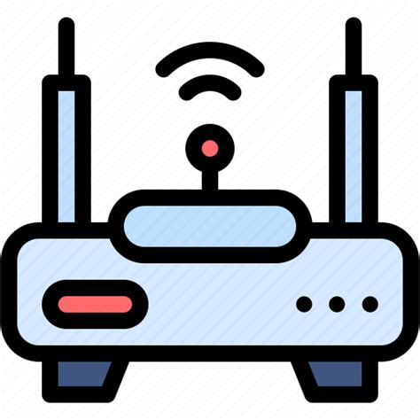 Router Wifi Wireless Modem Electronics Icon Download On Iconfinder