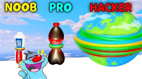 NOOB Vs PRO Vs HACKER In Flexy Ring Ft Oggy YouTube
