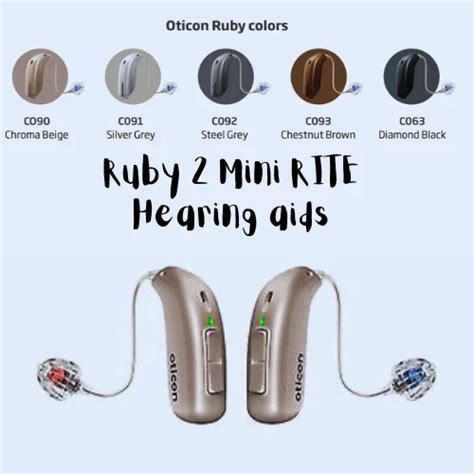 Oticon Ruby 2 Mini Rite Power Rechargeable Hearing Aids Hearkart At