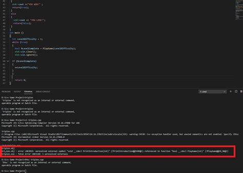Error Lnk2019 Fatal Error Lnk1120 1 Unresolved Externals Ask