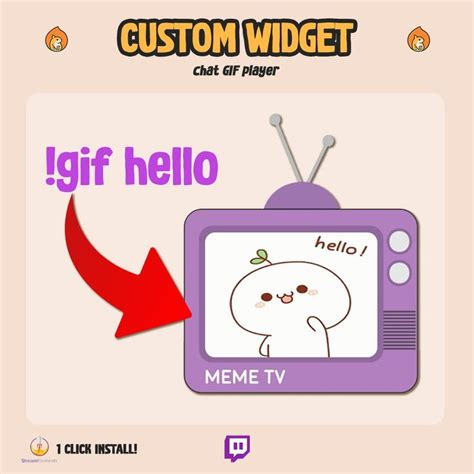  Meme Twitch Widget Twitch Chat Widget Chat Commands Custom Widget Streaming