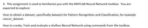 Solved 3 This Assignment Is Used To Familiarize You With