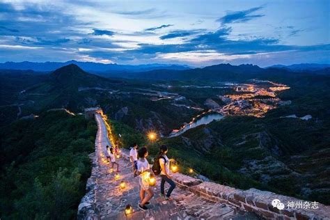 夜游司马台长城司马城夜游大山谷图库