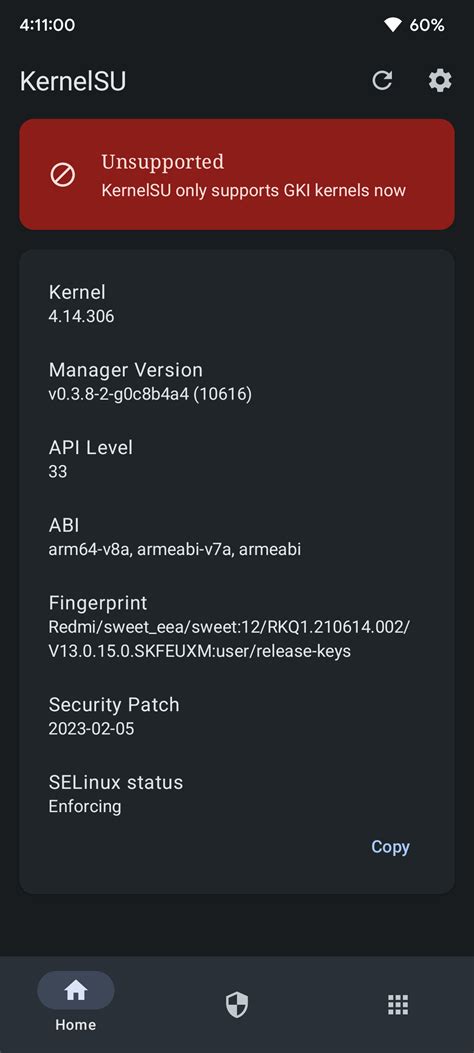 Question Use Kernelsu Manager On Work Profile · Issue 271 · Tiann