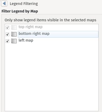 Support Filtering Layout Legends By Multiple Linked Map Items Request In QGIS Issue