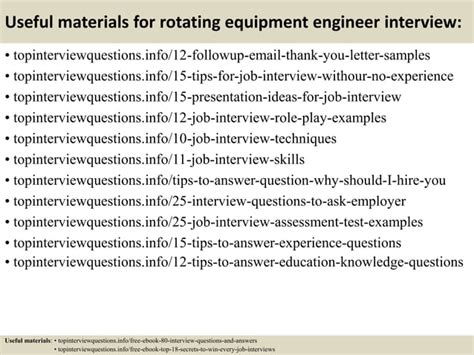 Top 10 Rotating Equipment Engineer Interview Questions And Answers Pptx Resume Writing And