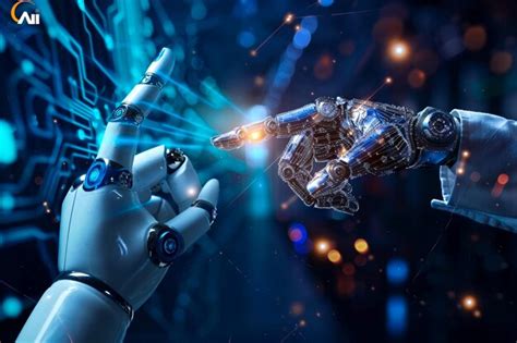 Advanced Robotics And Ai Collaboration Thumbs Up Gesture Representing