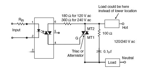 How To Use A Triac To Switch AC Voltage On And Off Simple Modsbyus Com