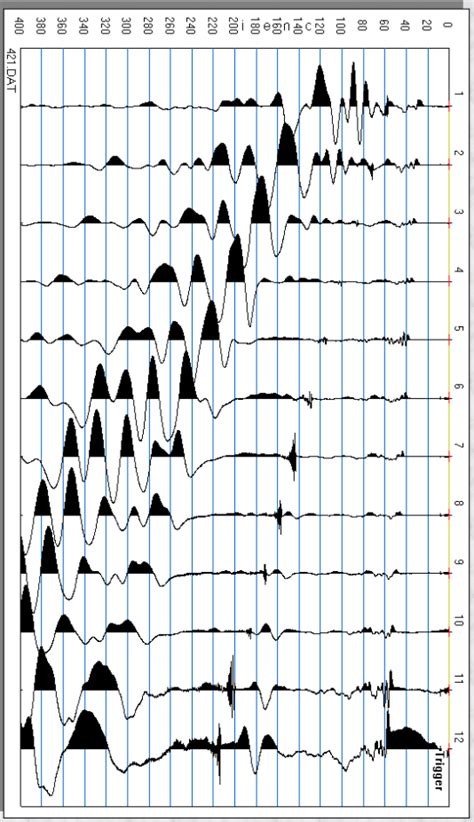 Fig 1 Seismic Records Using The Common Source Array