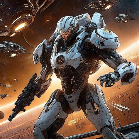 Robotic Terminator Premium Ai Generated Image