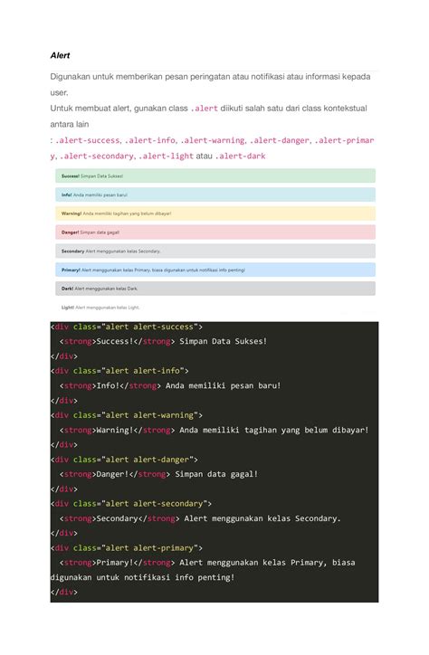 Belajar Menggunakan Bootstrap Framework Docx Mukhammad Atoillah