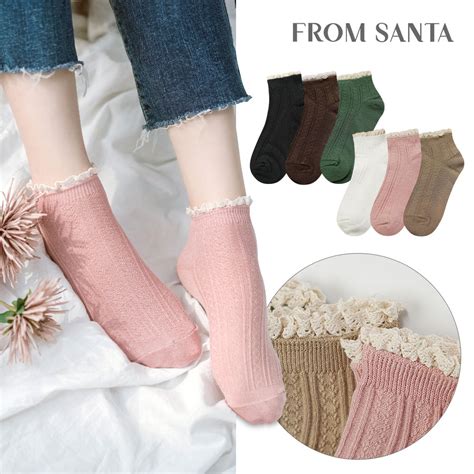 [프롬산타] 자체제작 당일발송 6켤레 빈티지레이스 롯데on