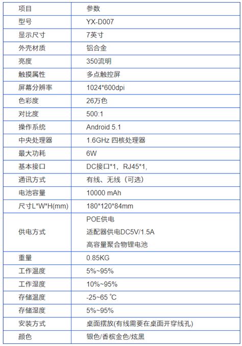 7寸双面智能电子桌牌 杭州银鑫科技有限公司