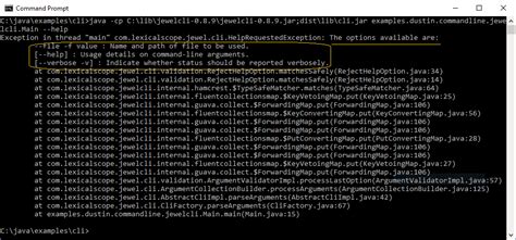 inspired by actual events java command line interfaces part 5 jewelcli